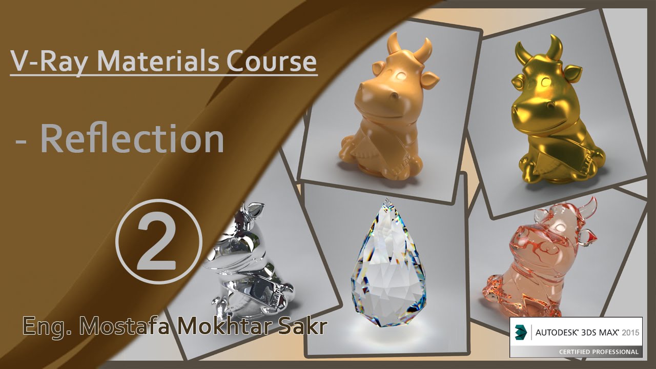 2 - vray material (Reflection) in vray 3.2 - YouTube