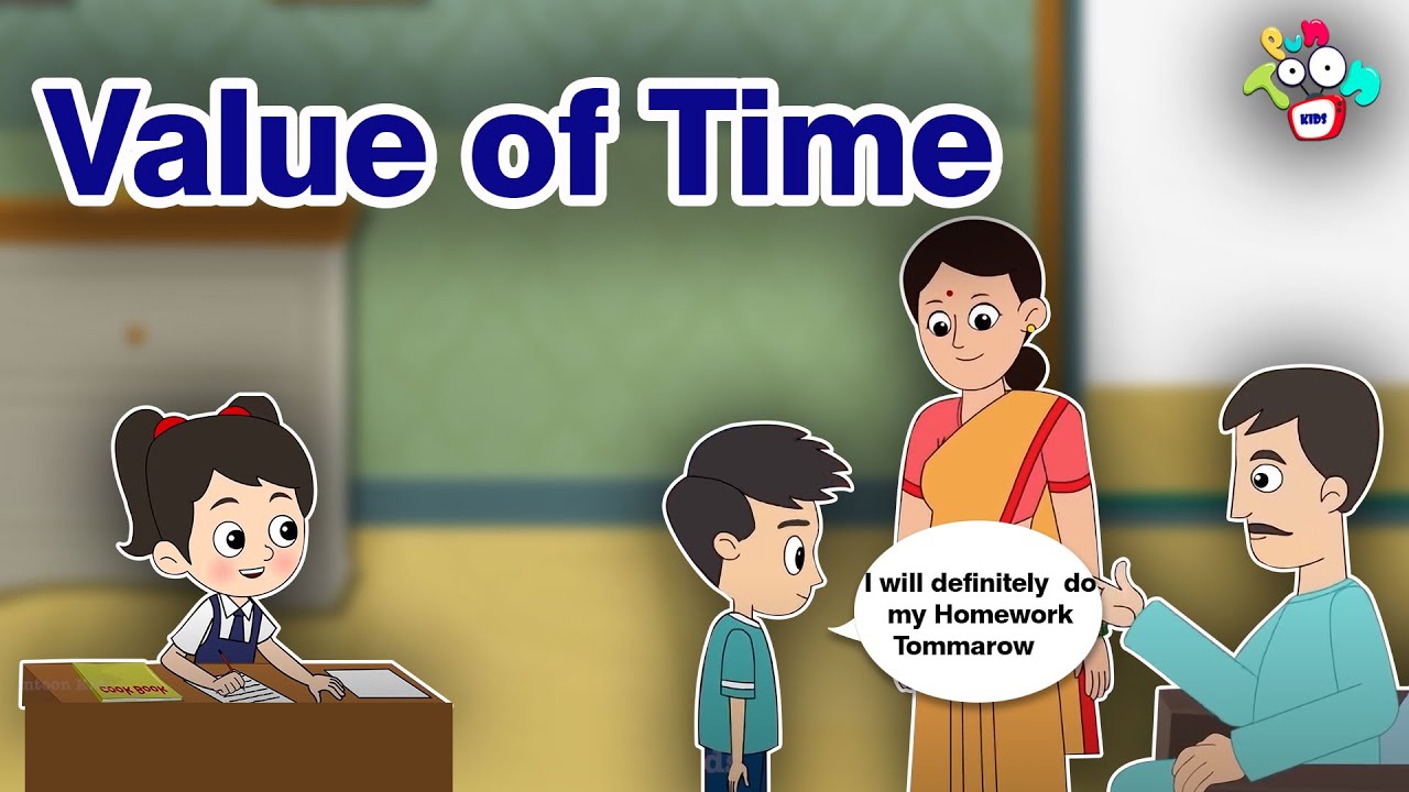 Value of Time | Brother - Sister | English Animated Stories | English ...