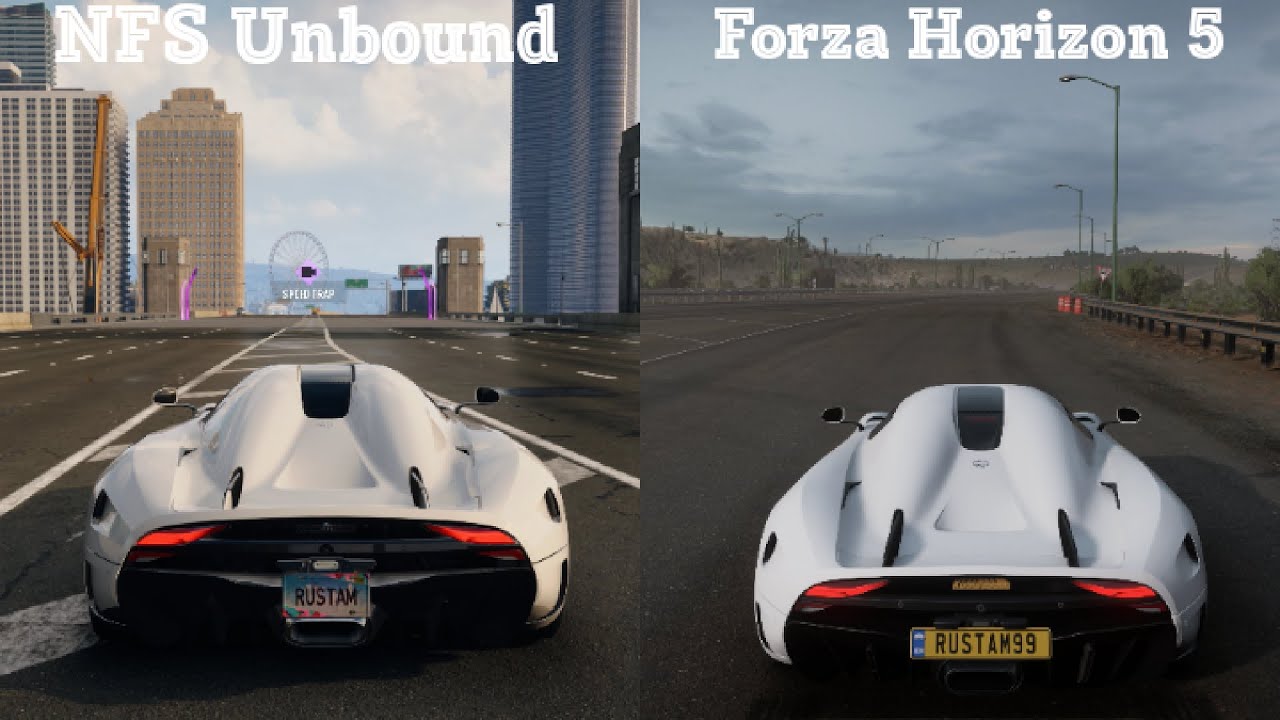 NFS Unbound VS Forza Horizon 5 - Koenigsegg Regera | Overall Comparison ...