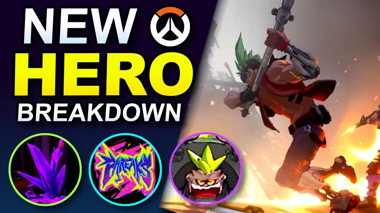 Phreak - Lore, Abilities, & Everything Known about New Overwatch 2 Tank Hero - YouTube