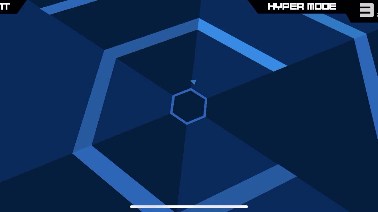 Super hexagon. Hyper hexagon beaten - YouTube