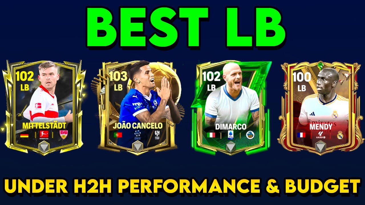 BEST Left BacksLB in FC Mobile Under H2h Performance & Budget - YouTube