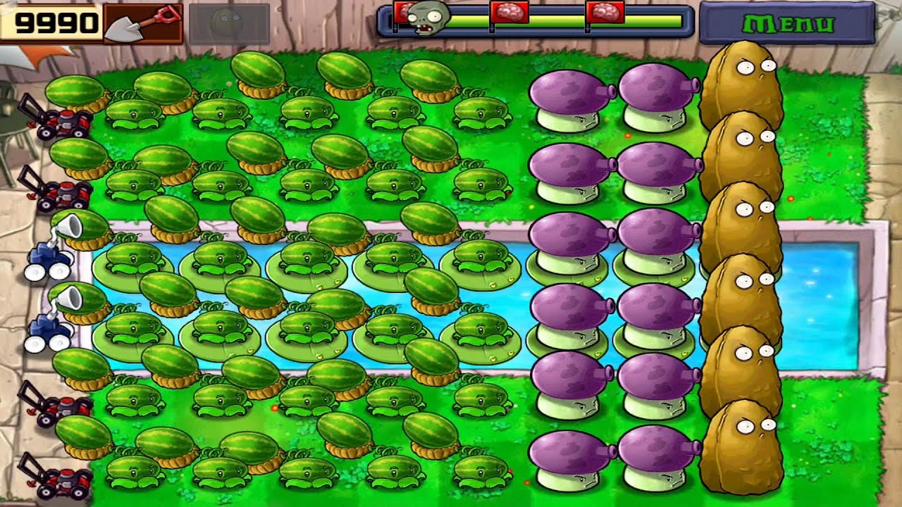 Plant vs Zombie || Mini-Games: ZomBotany 2 || Full HD Gameplay [ 1080p ...