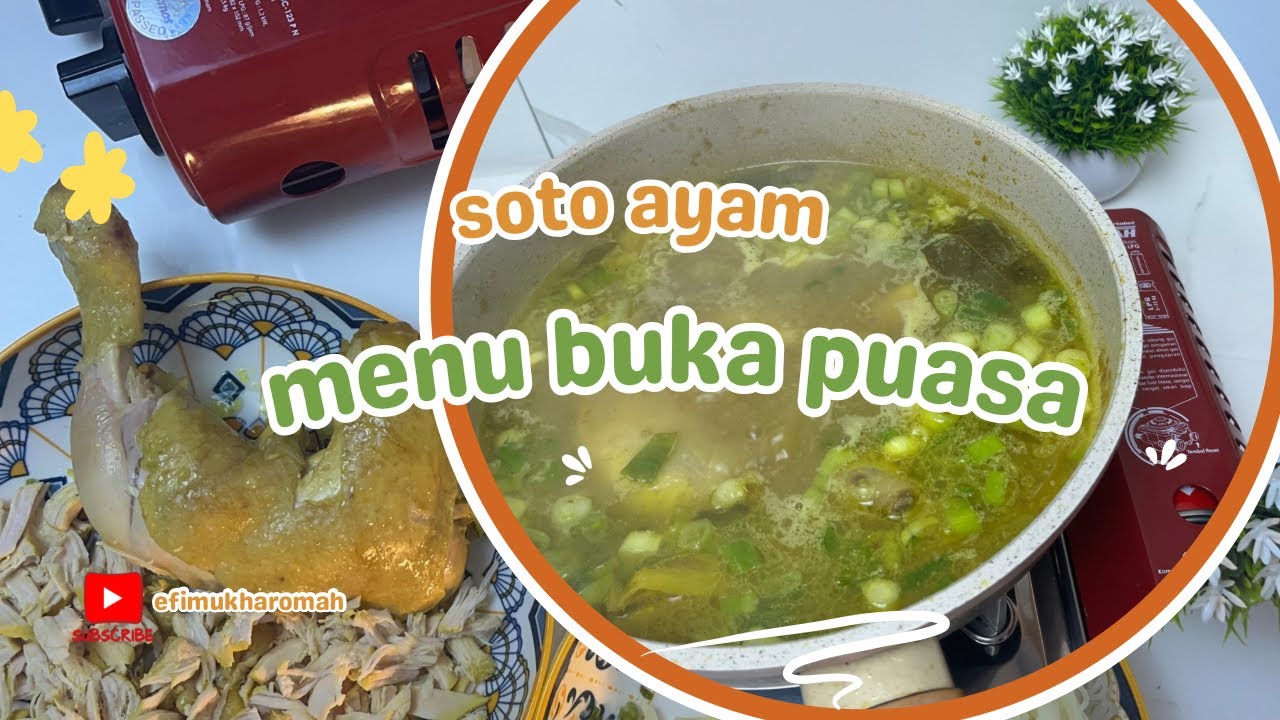 Resep soto || ide menu berbuka puasa - YouTube