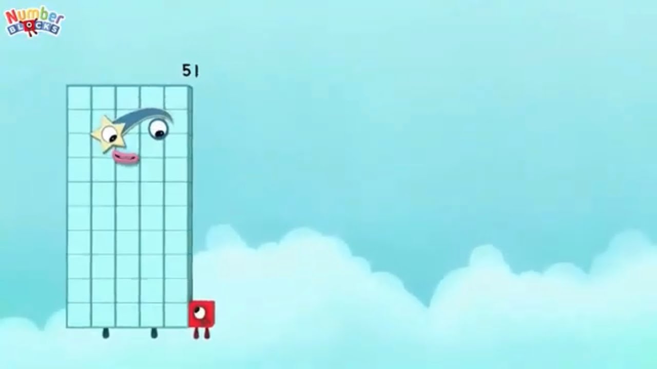 Making fanmade numberblock 51 - YouTube