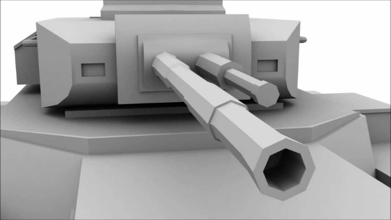 Wheeled Tank 3D Model I Made for a Men of War Project - 3DS Max Clay ...