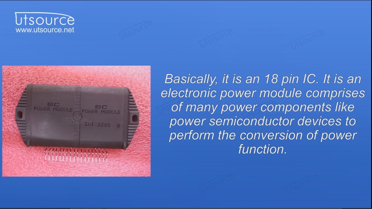 SVI3205B Electronic Power Module, Utsource - YouTube