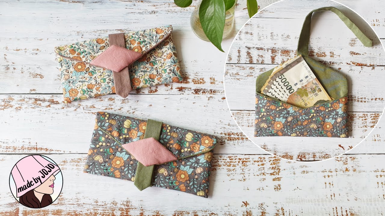 How to Make a Fabric Money Gift Envelope, Cash Holder Wallet l No Snaps ...