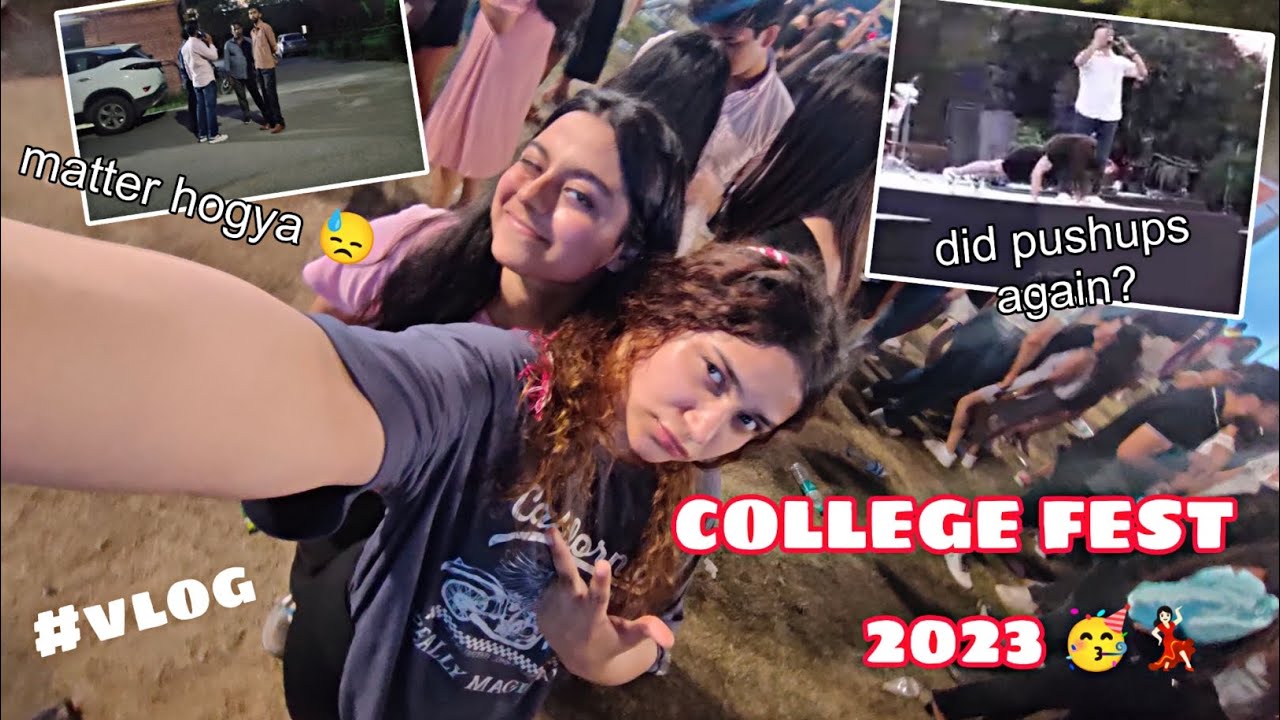 COLLEGE FEST VLOG 🥳 | Roshni Pandey - YouTube
