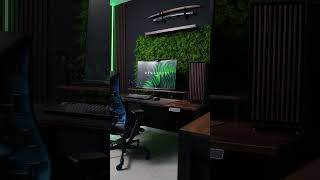 Desk setup with plants #desksetup #diy