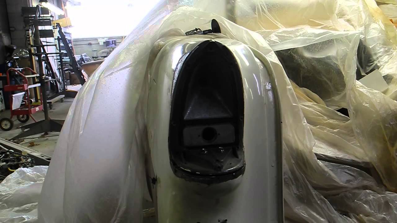 Rich's 55' Chevy Tail Light Gas Door - YouTube