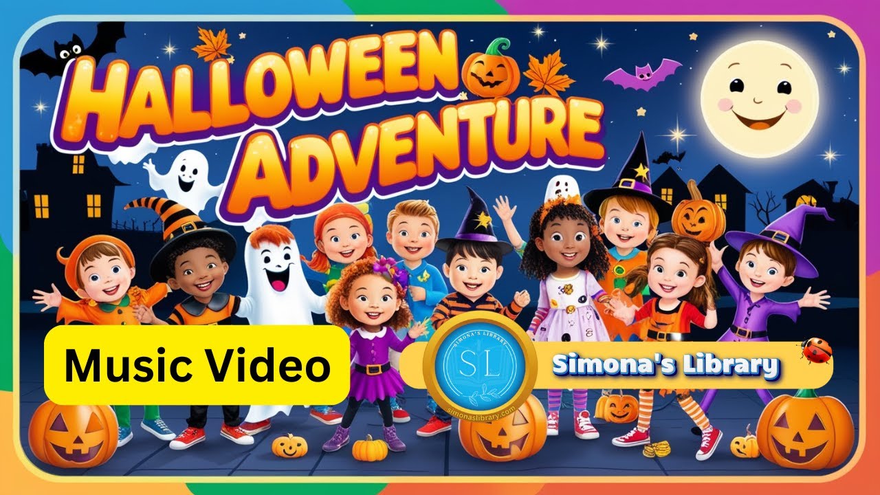Moonlit Adventures: A Spooky Halloween Song for Kids - YouTube