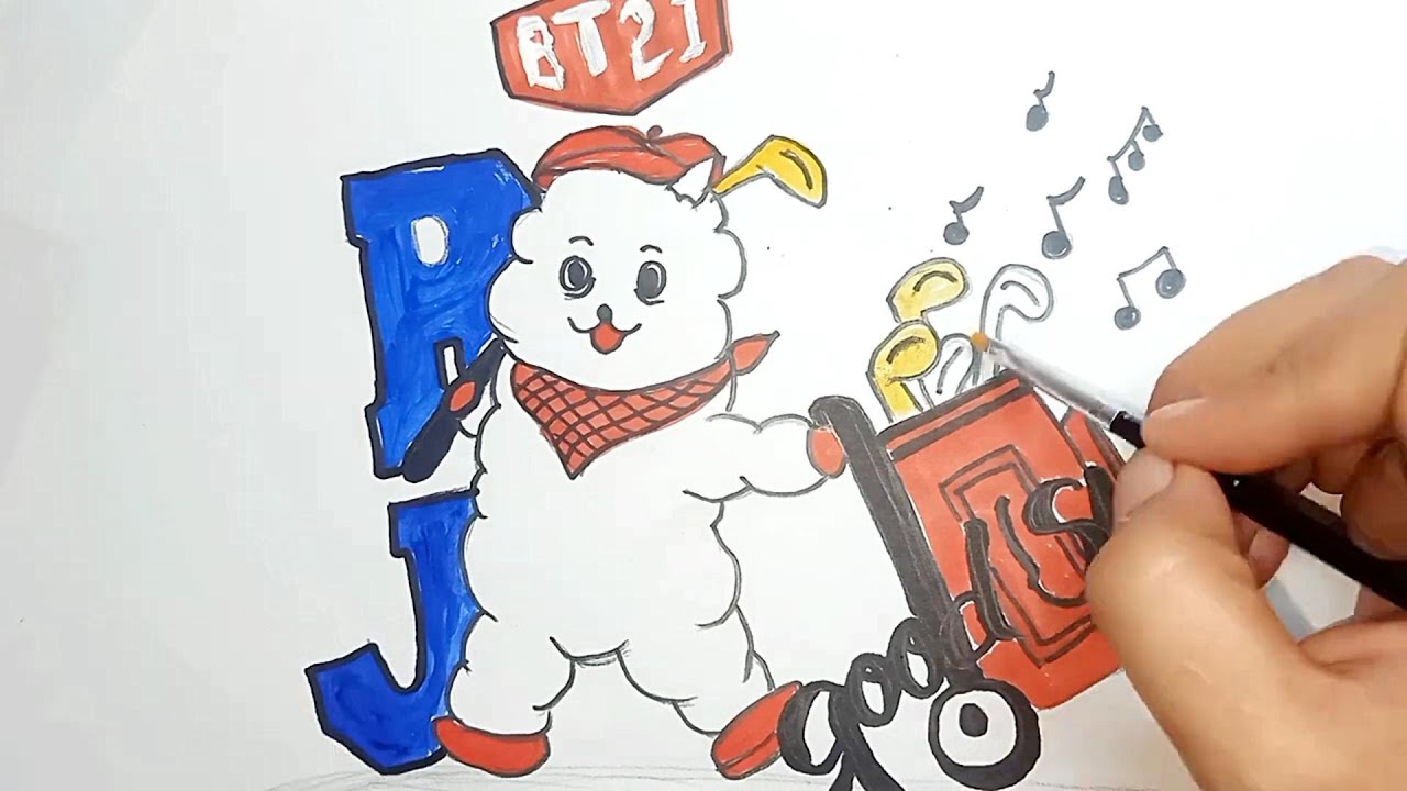 Paint With Me: Drawing RJ How To Drawing Tutotial - YouTube