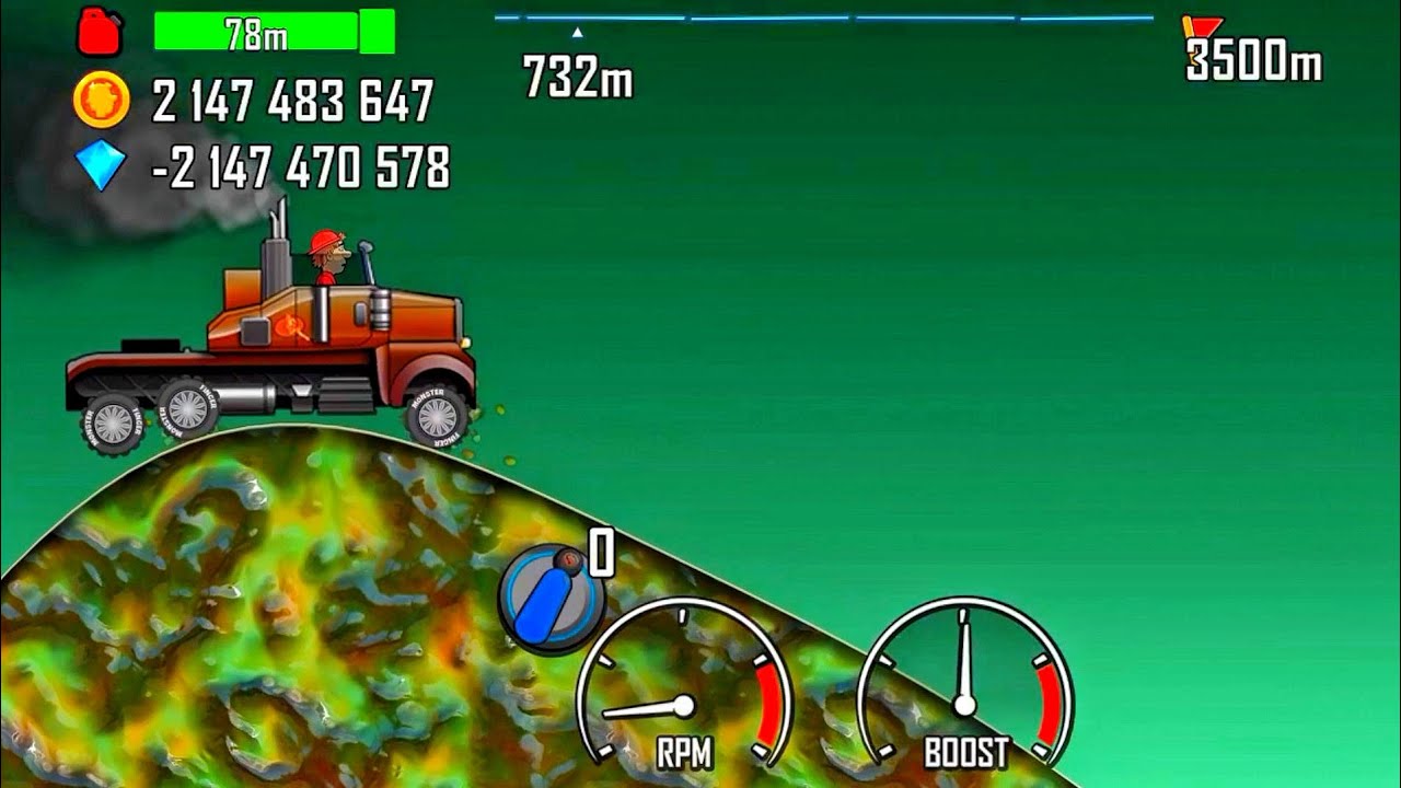 Hill Climb Racing truck on alien planet 👽 | android iOS gameplay #871 ...