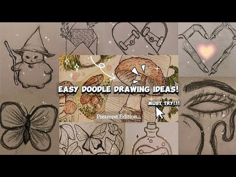 Easy Doodle Drawing ideas! ✨ Must Try...(Pinterest Edition)✨@Riya23455