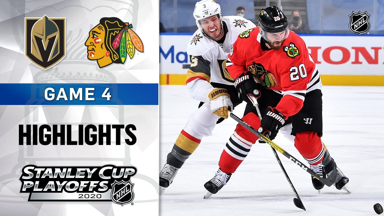 NHL Highlights | First Round, Gm4: Golden Knights @ Blackhawks - Aug ...