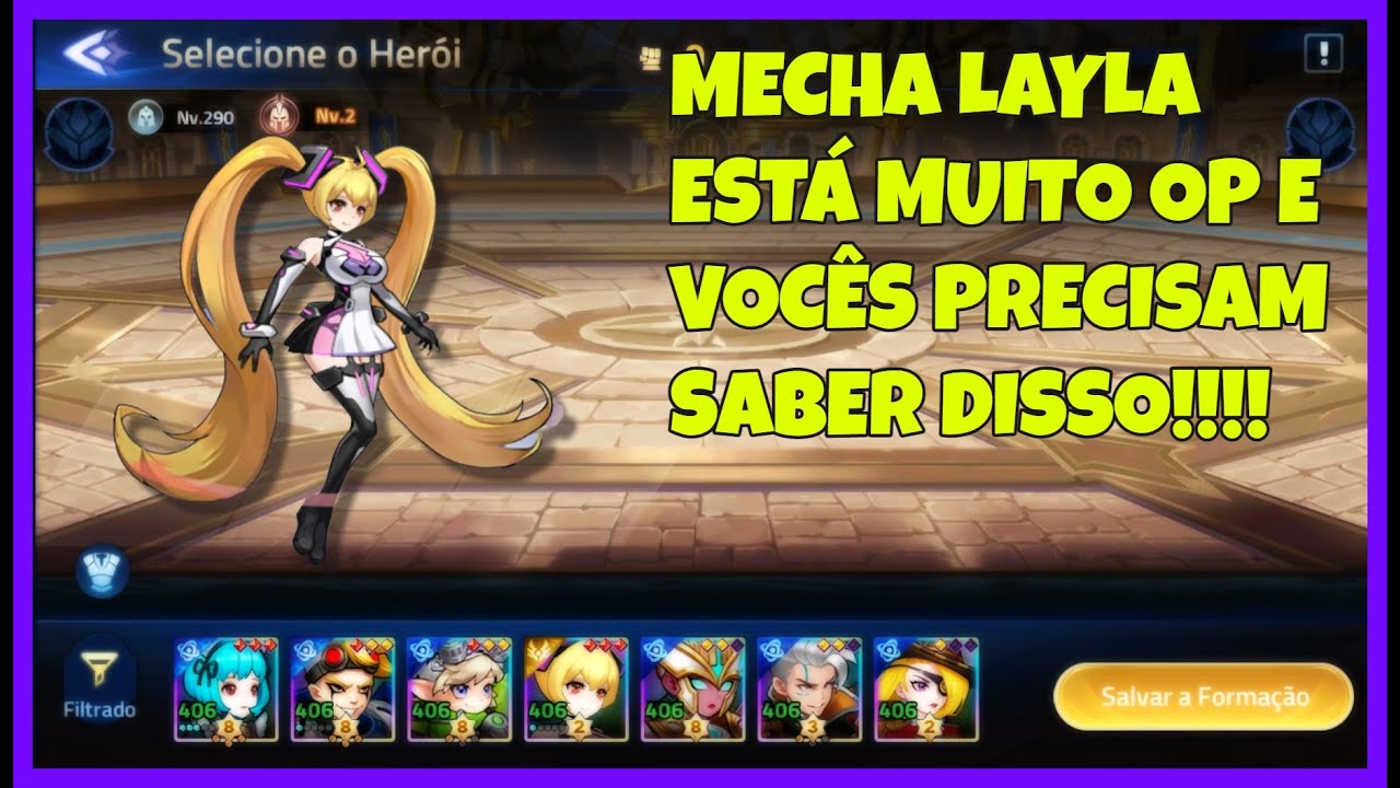 MECHA LAYLA É REALMENTE OP?? NOVO COMBO INSANO PARA O MLA!!! - YouTube