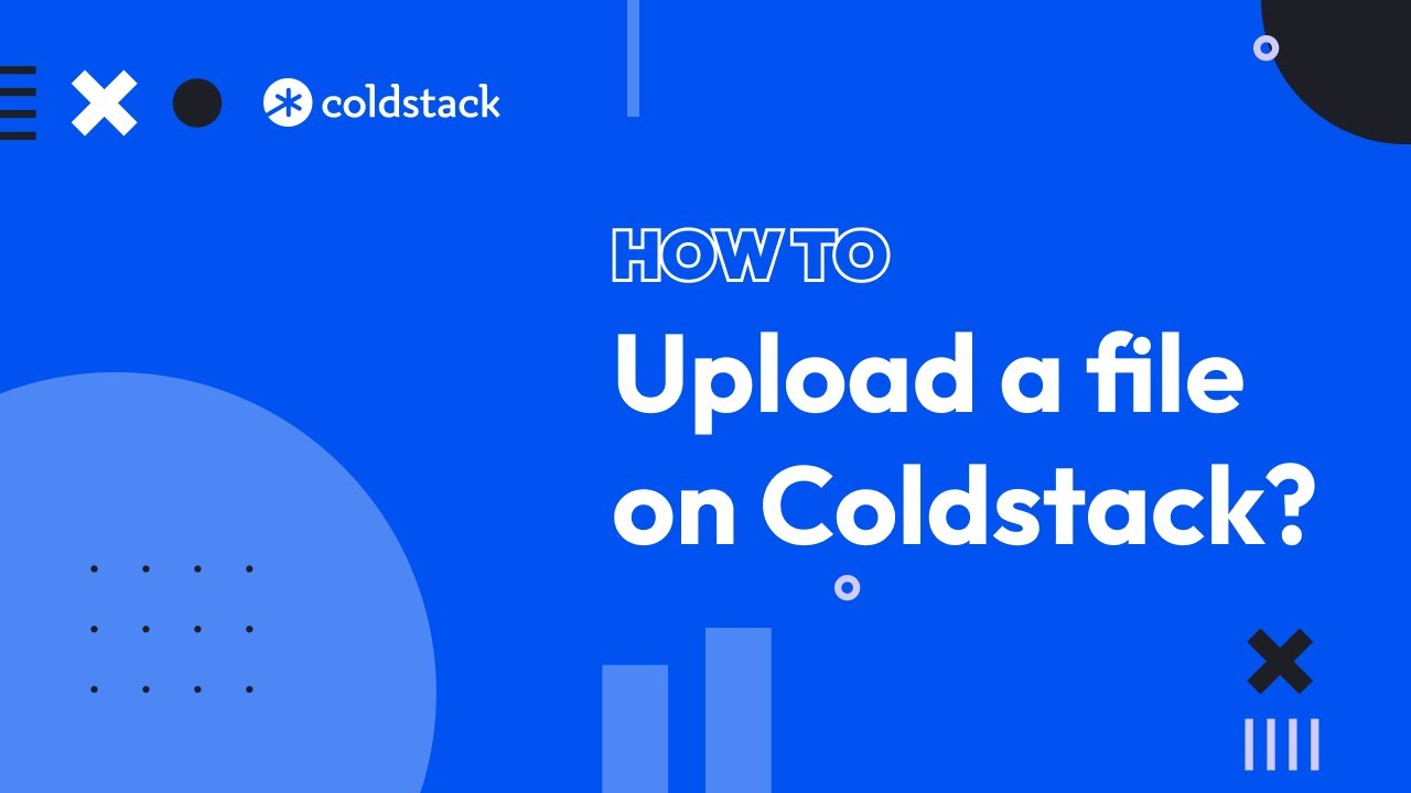ColdStack - How to upload a file on Coldstack? - YouTube