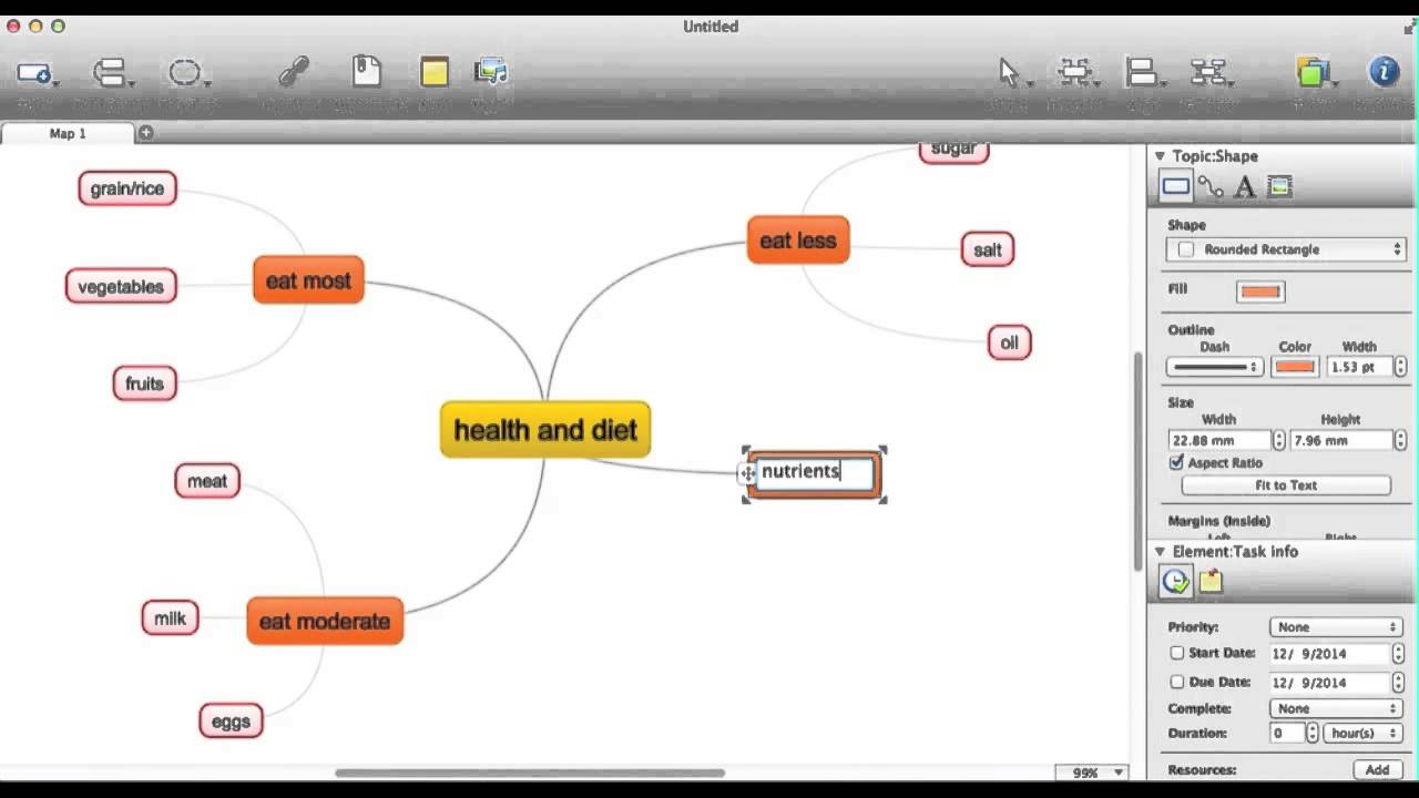mindmaple شرح لبرنامج - YouTube