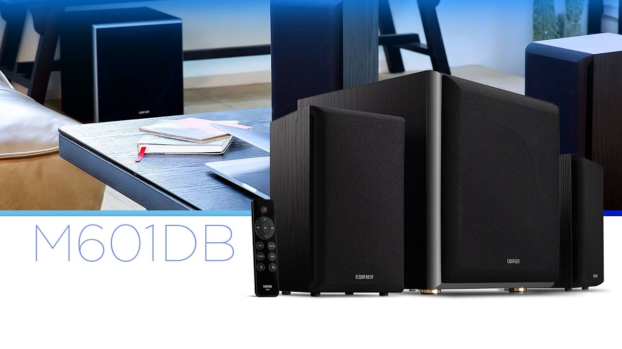Edifier M601DB - 2.1 Digital Speaker System - YouTube