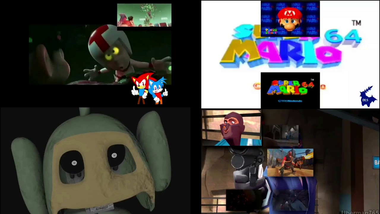 Sparta Mario Kart Remix quadparison. - YouTube
