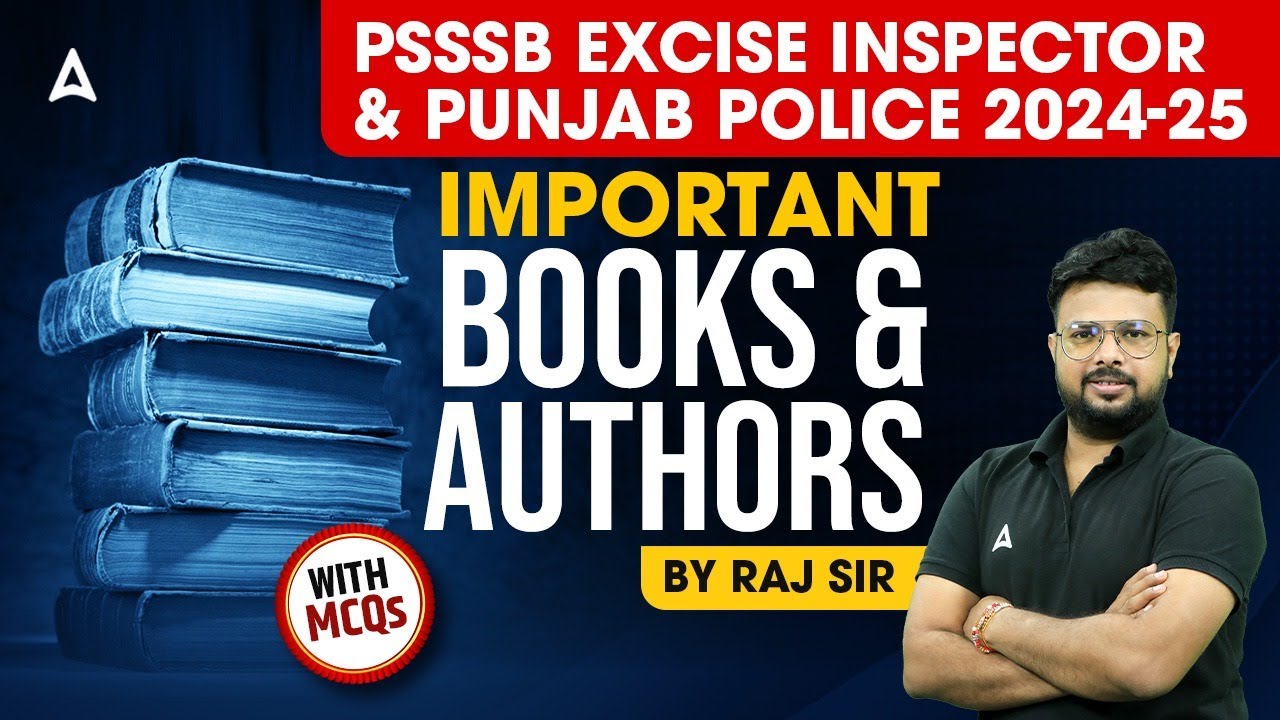 PSSSB Excise Inspector & Punjab Police 2024-25 | Important Books ...
