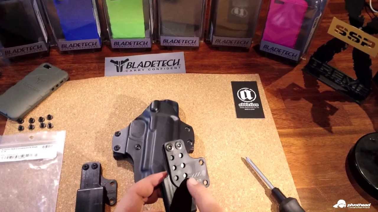 ซองปืน Blade Tech รุ่น Eclipse : Conversion แปลงพกนอกเป็นพกใน - YouTube