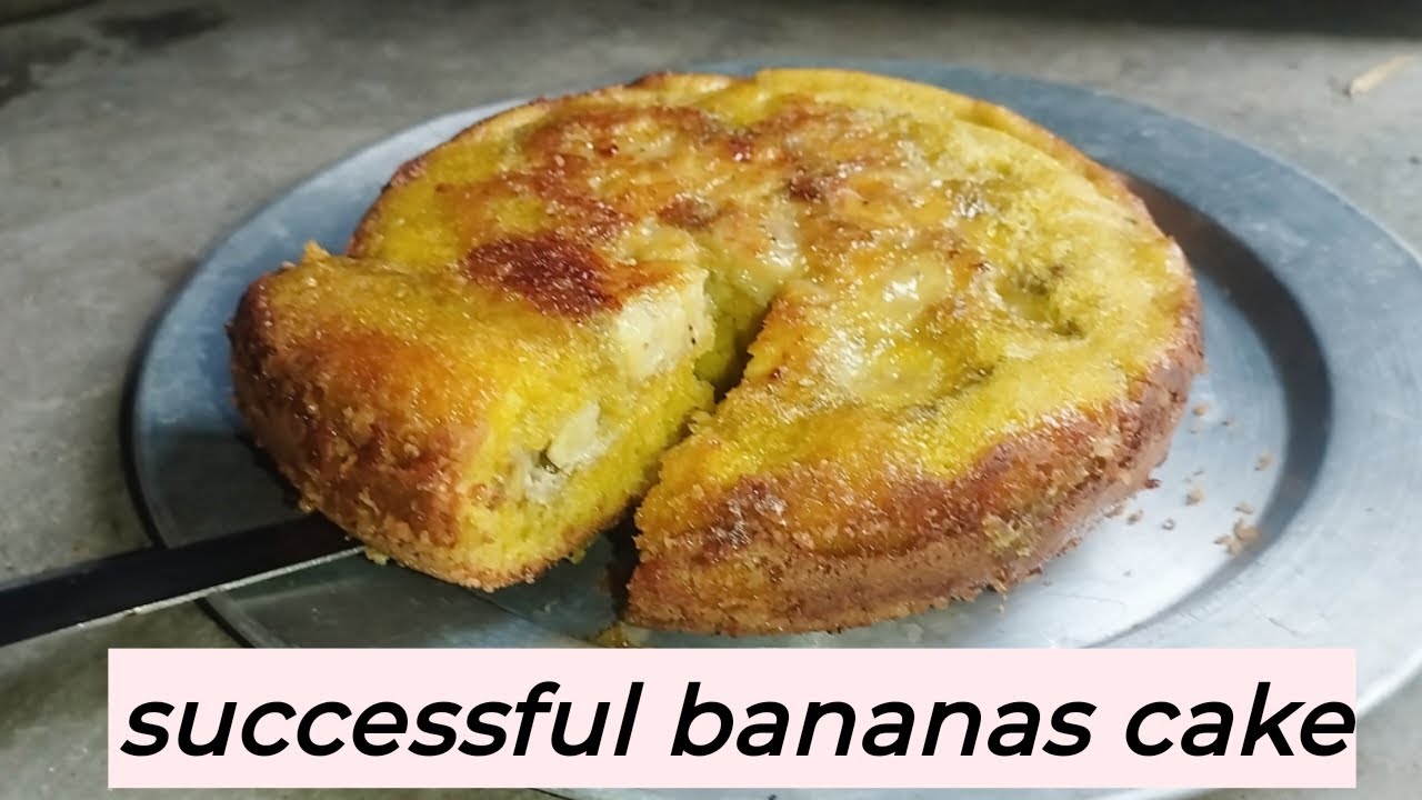 অবশেষে আমিও কলা দিয়ে কেক বানাতে পারলাম || কেক রেসিপি || Bananas cake ...