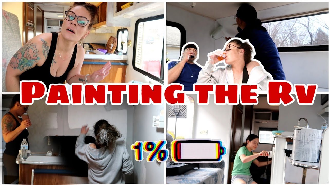 Painting my Rv | A whole mess | 1997 Coachman ep 5 - YouTube