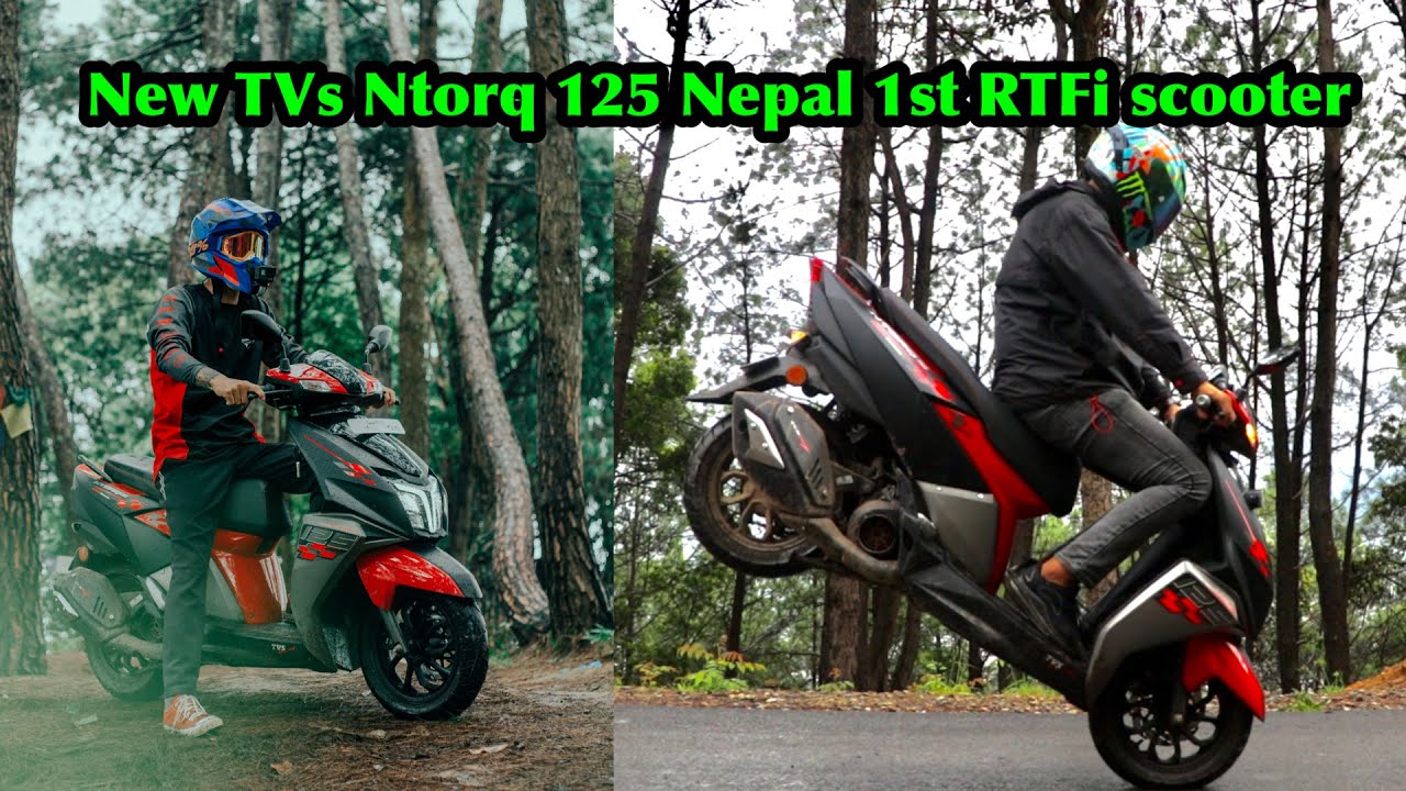 New TVs Ntorq 125 RTFi Review // Nepal 1st Scooter With RTFi - YouTube