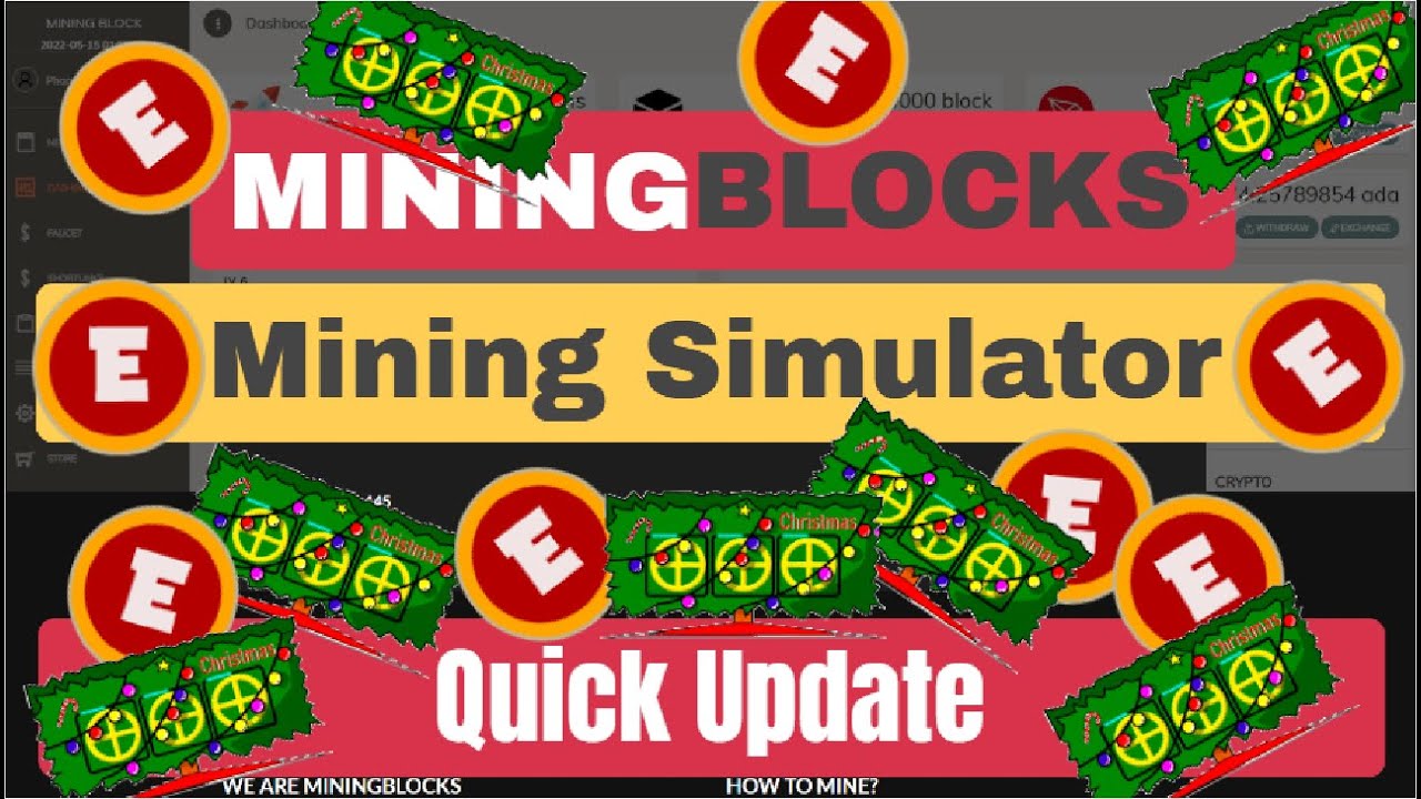 Mining Blocks Mining Simulator Update , Earn Free Crypto - YouTube