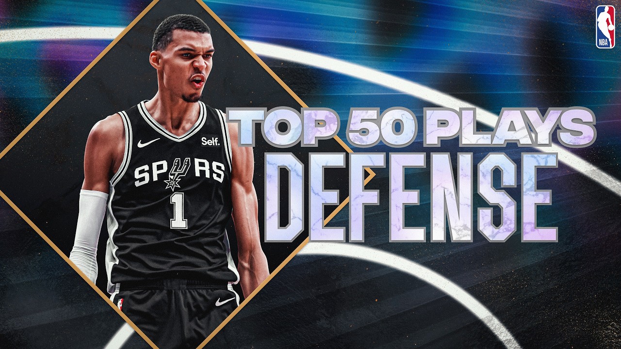 The Top 50 Defensive Plays of the 2023-24 NBA Season! - YouTube