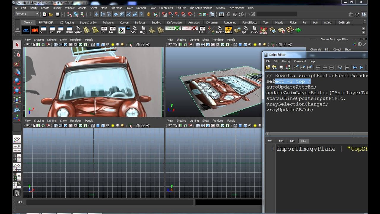 Tutorial: Building a Custom Image Plane Tool in Maya - Video 2 - YouTube
