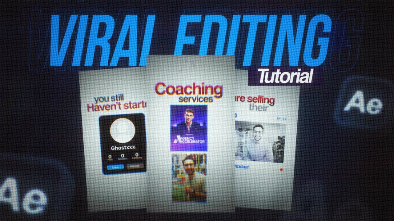 How to edit Fast Pace Viral Animations Step by Step ( After effects ...