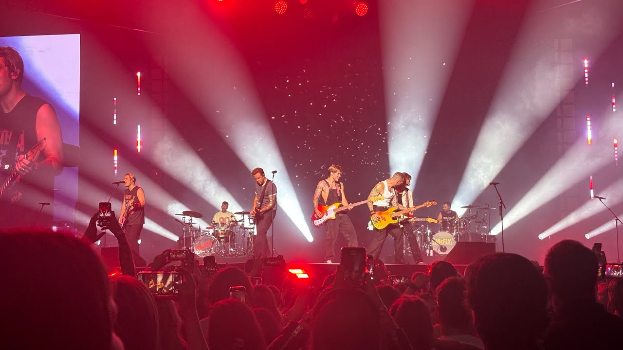 Busted and Mcfly - Year 3000 - live at Wembley Arena London 2025 - YouTube