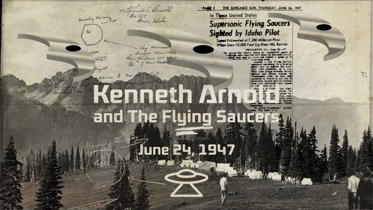 Kenneth Arnold and The Flying Saucers | June 24, 1947 | Saucer - YouTube