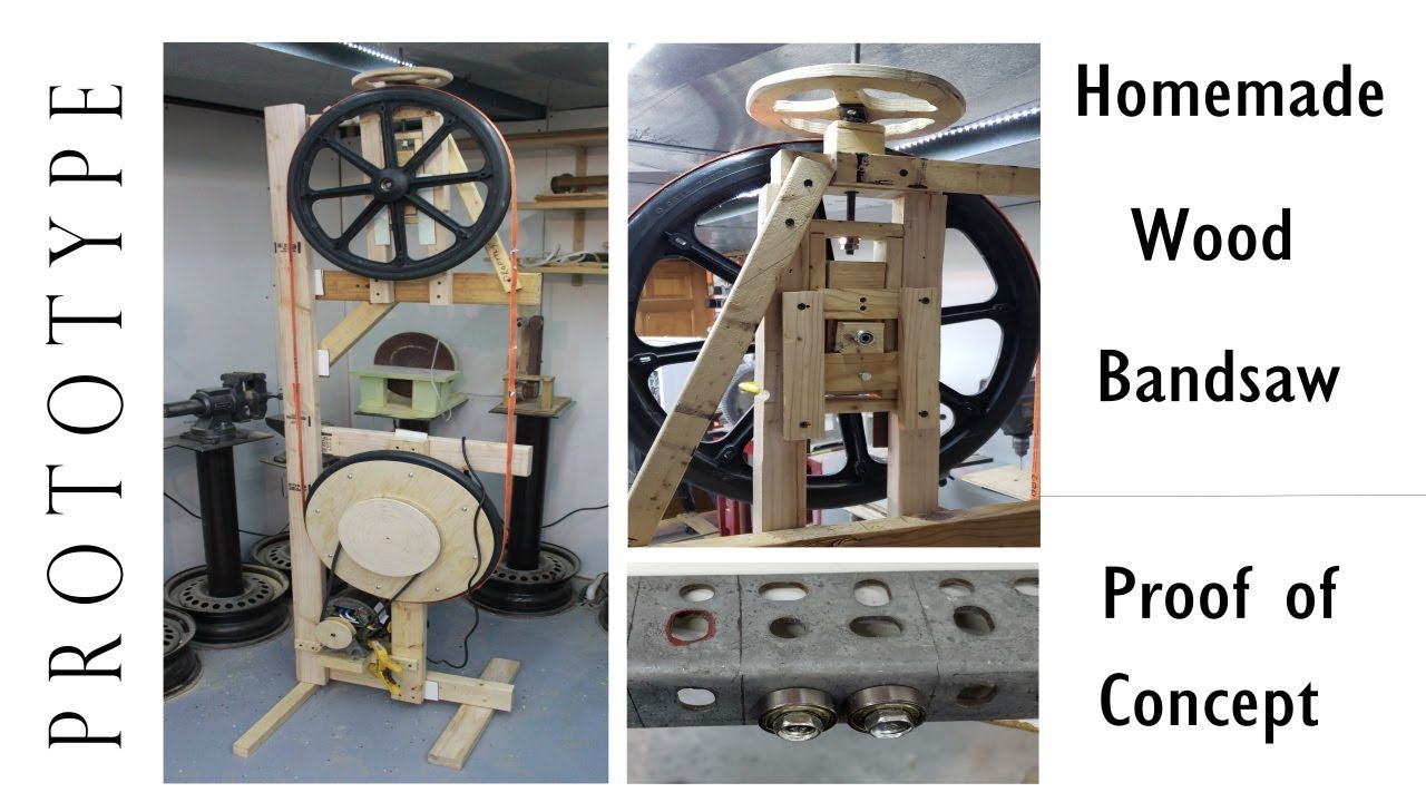 Bandsaw Prototype | Wood Frame Concept - YouTube