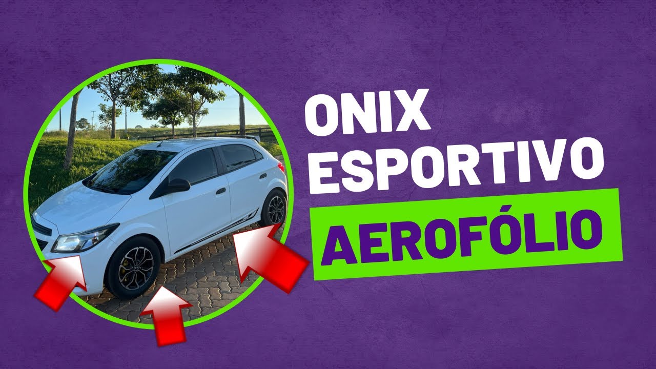 Aerofólio Onix Rs - YouTube