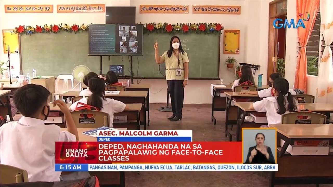 DepEd, naghahanda na sa pagpapalawig ng face-to-face classes | UB - YouTube