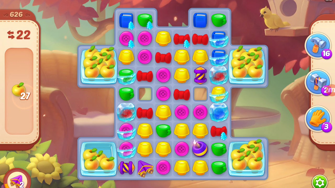 Homescapes Level 626 - YouTube