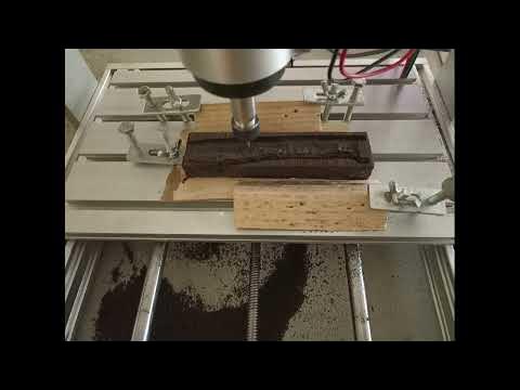 Tutorial CNC 3018: Cómo fresar un pieza en 3d de thingiverse - YouTube