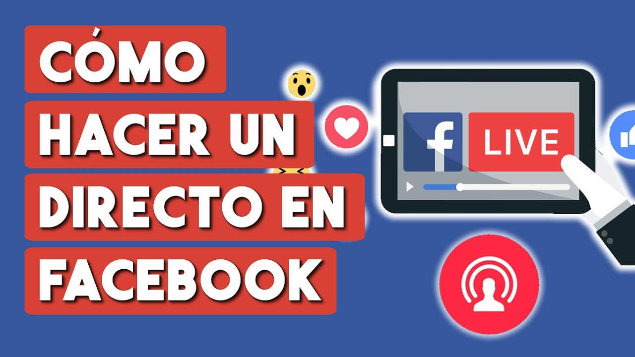 Como Hacer un Directo en Facebook desde PC (SIN PROGRAMAS) - YouTube