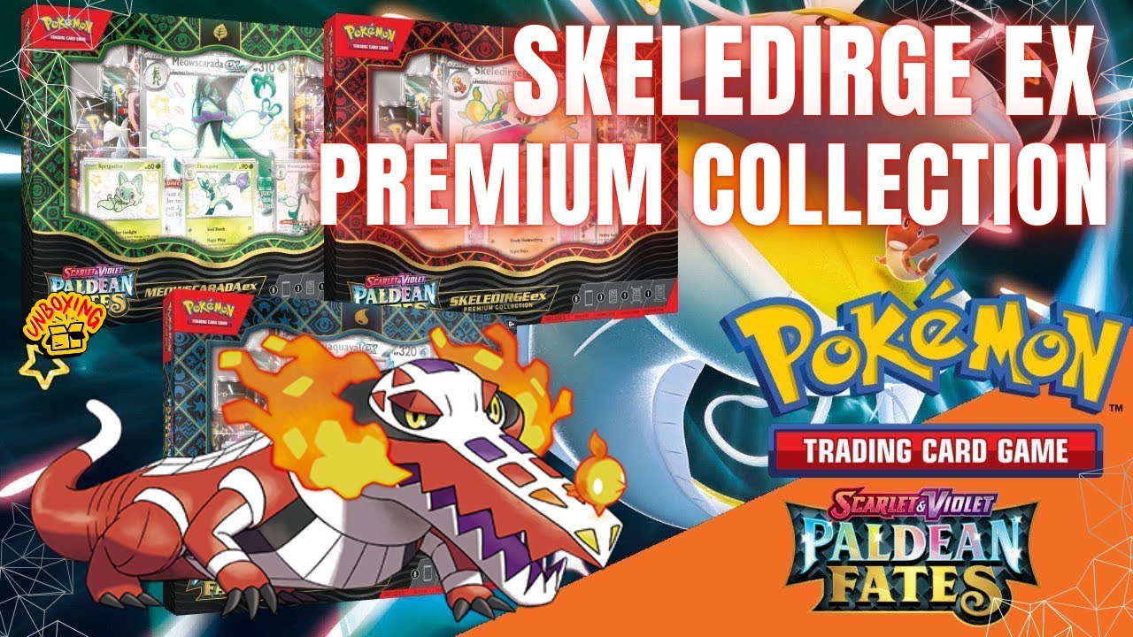 Pokémon TCG: Skeledirge EX Premium Collection - YouTube