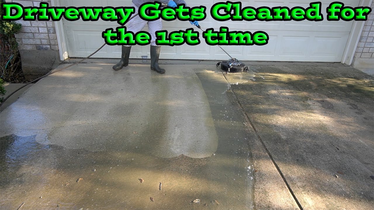 Slippery Driveway gets cleaned for the first time for FREE for Elderly ...