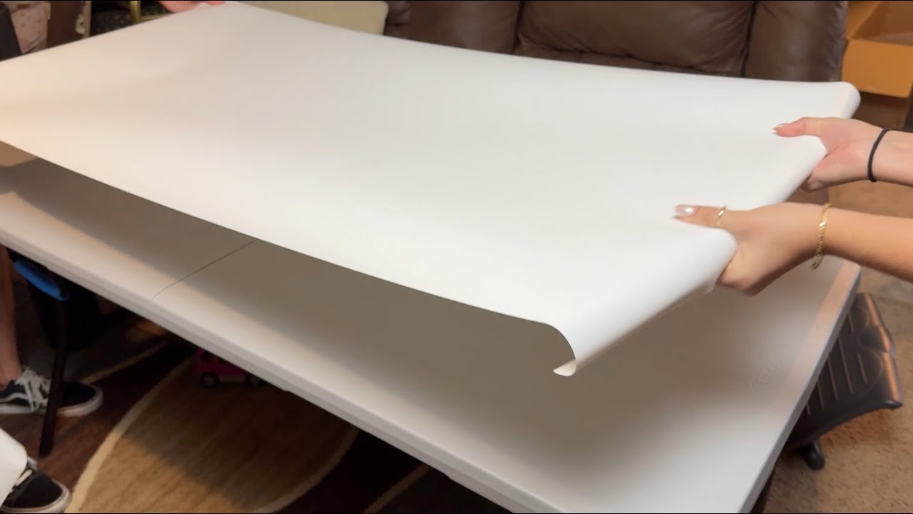 How to Set Up / Flatten Meking White PVC Backdrop - YouTube