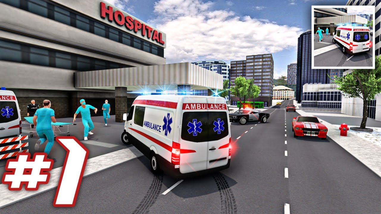 Ambulance Simulator Car Driver - Full Gameplay(PART1)|iOS,Android Games ...