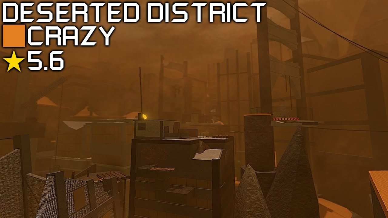 Roblox: FE2 Community Maps - Deserted District (Mid-High Crazy) - YouTube