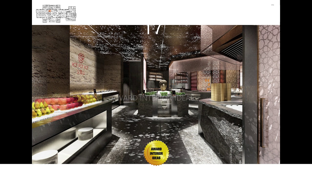 BUFFET RESTAURANT INTERIOR DESIGN IDEAS - part 1 - YouTube