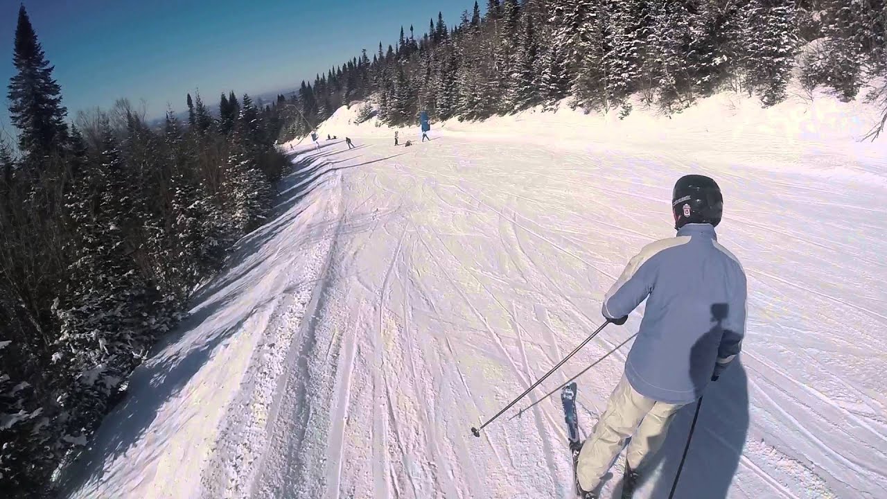 Skiing La Crete, Beauvallon Mont Tremblant - YouTube