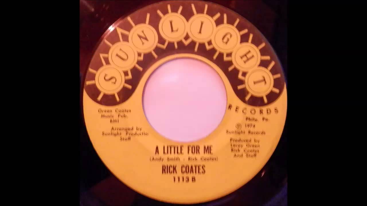 Rick Coates - A Little For Me - YouTube